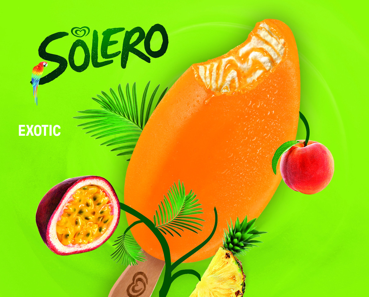 OLA Solero Exotic 25x90ml | Unilever Partners