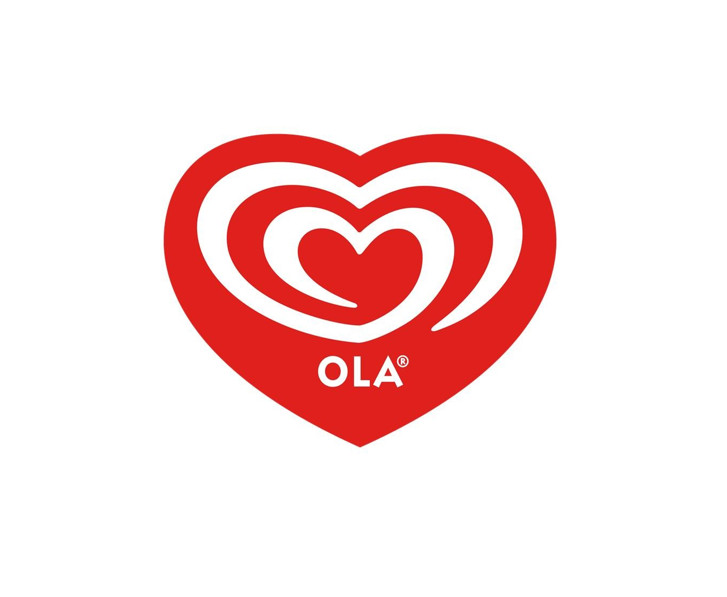 Ola Ice Cream Logo Unilever 'Heartlands' Brands Ice Cream Logo Used By